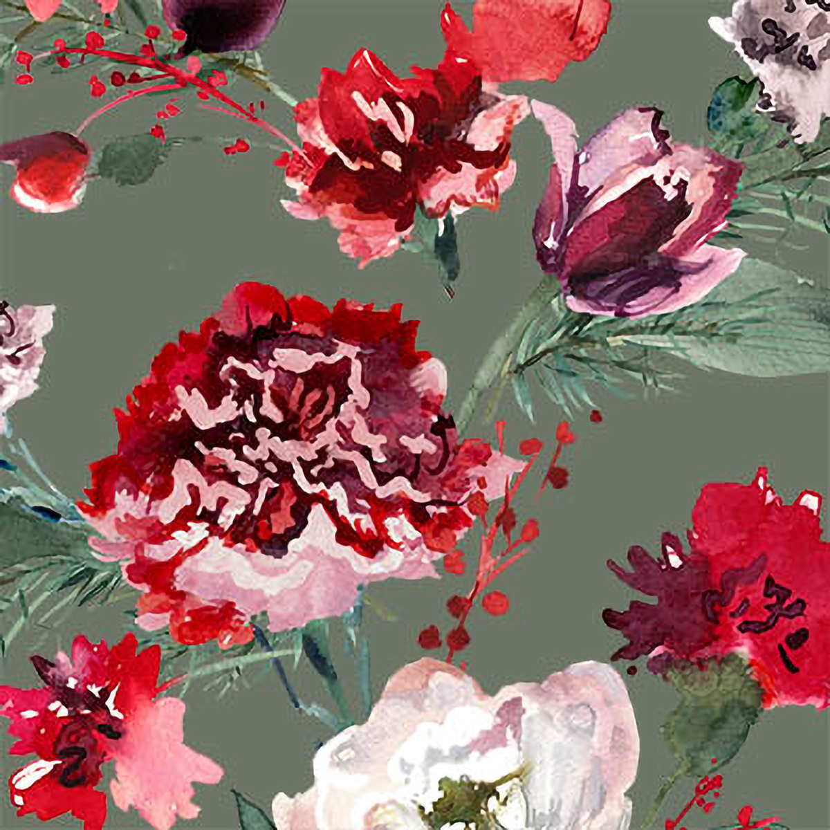 Kimara Napkin& Green 33x33 cm 20 pcs – PENTIK