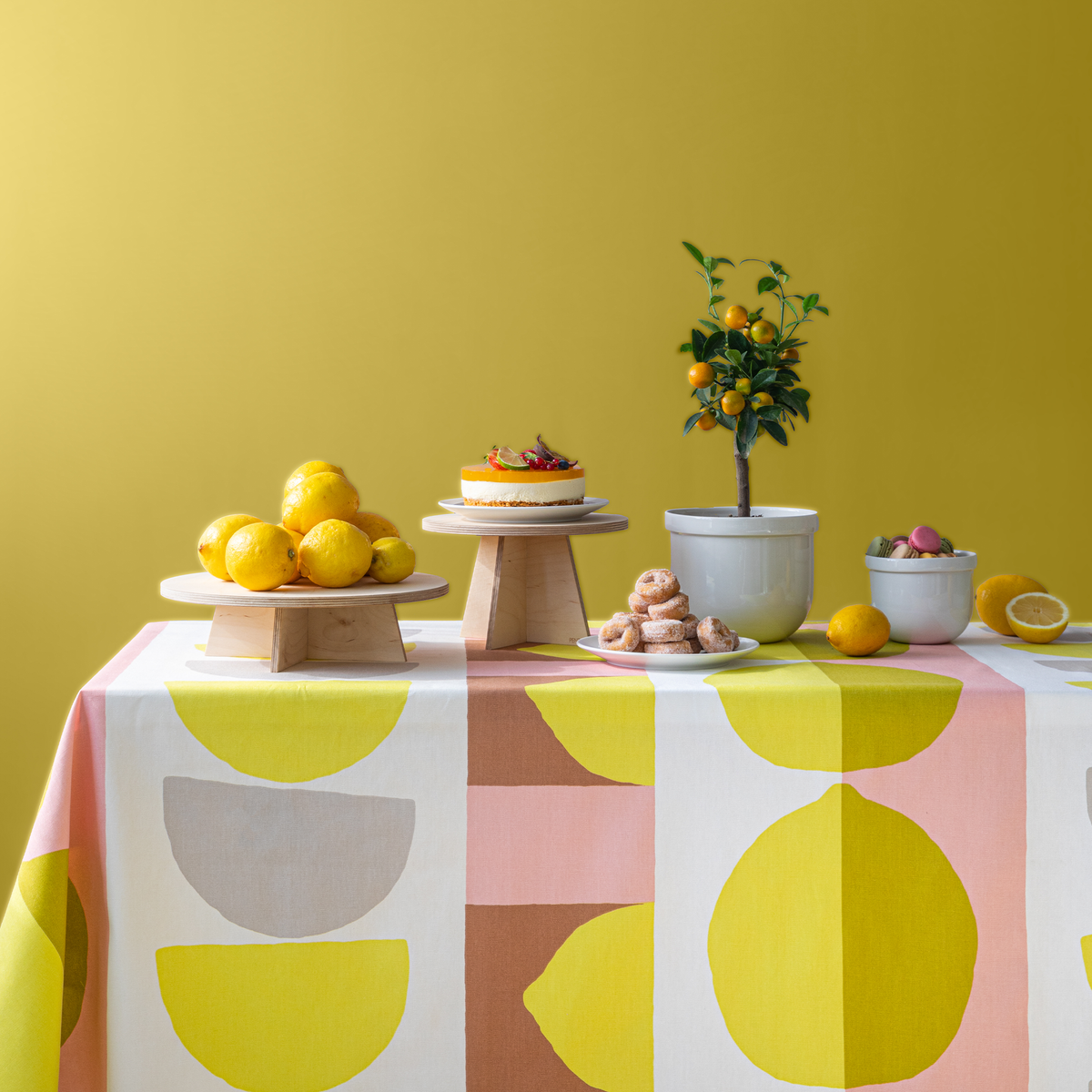 Sitruuna Cotton Fabric& Yellow Width 150 cm – PENTIK