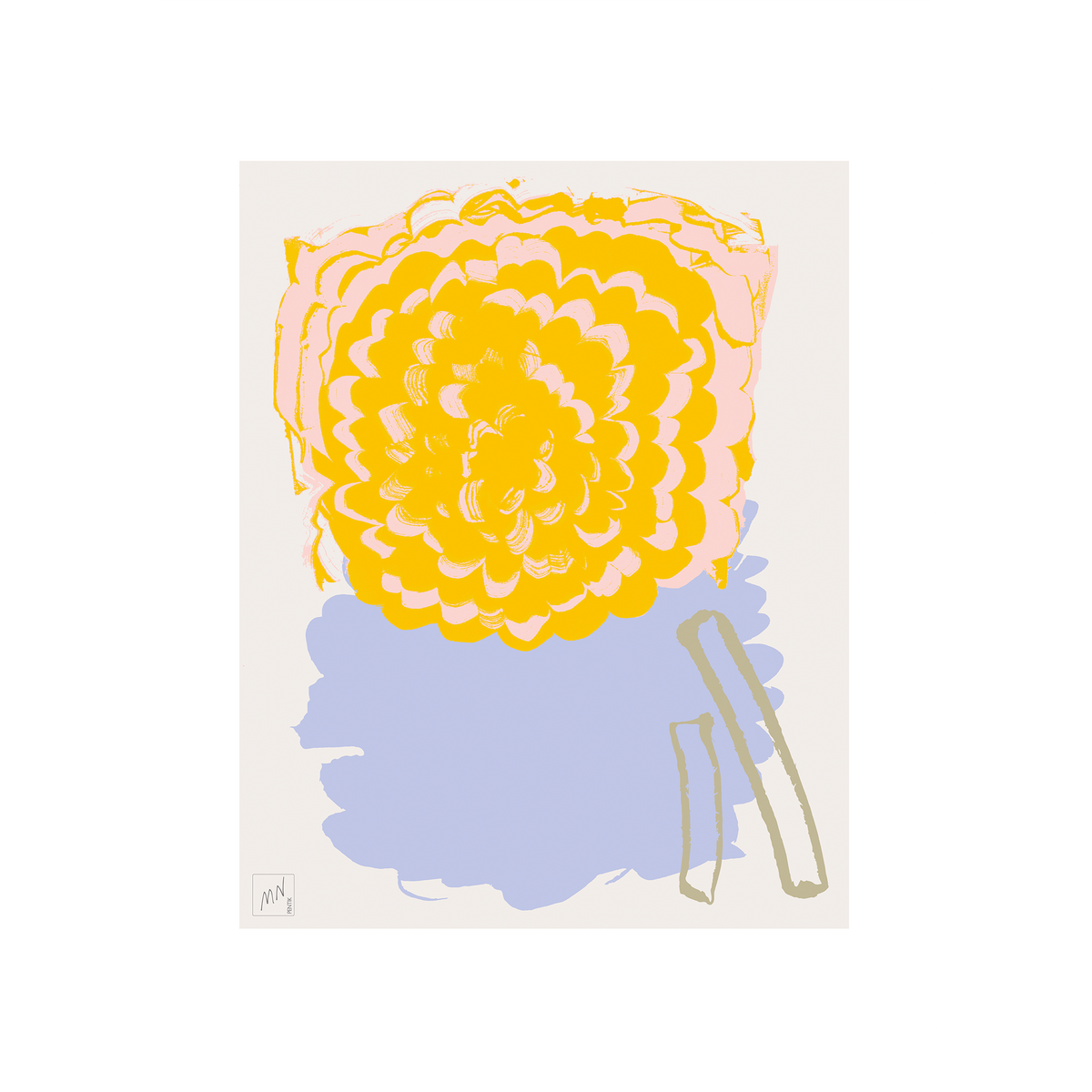 Poster Kukkapenkki& 50x70 cm – PENTIK